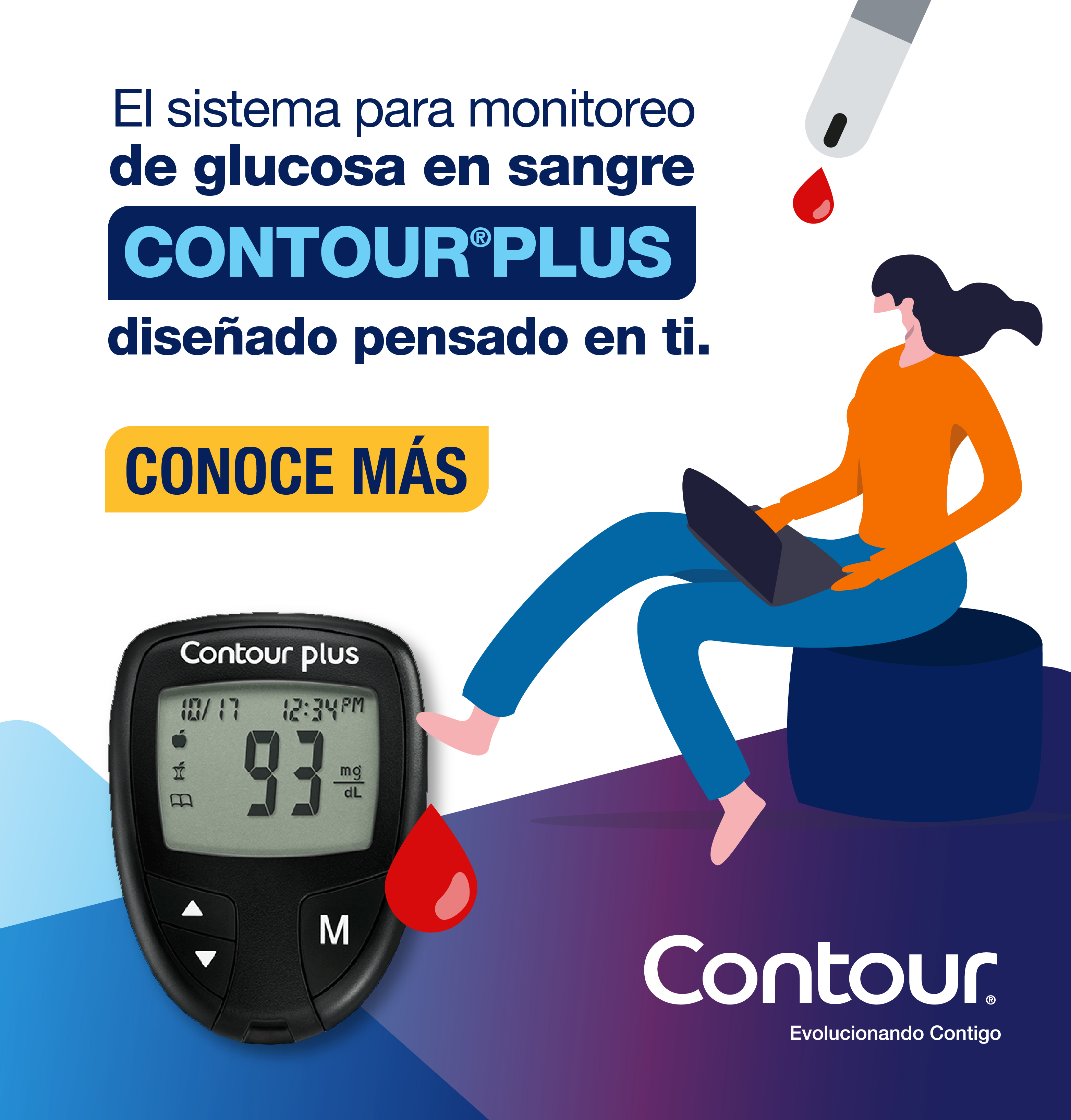 CONTOUR®PLUS Precisión en la que puedes confiar